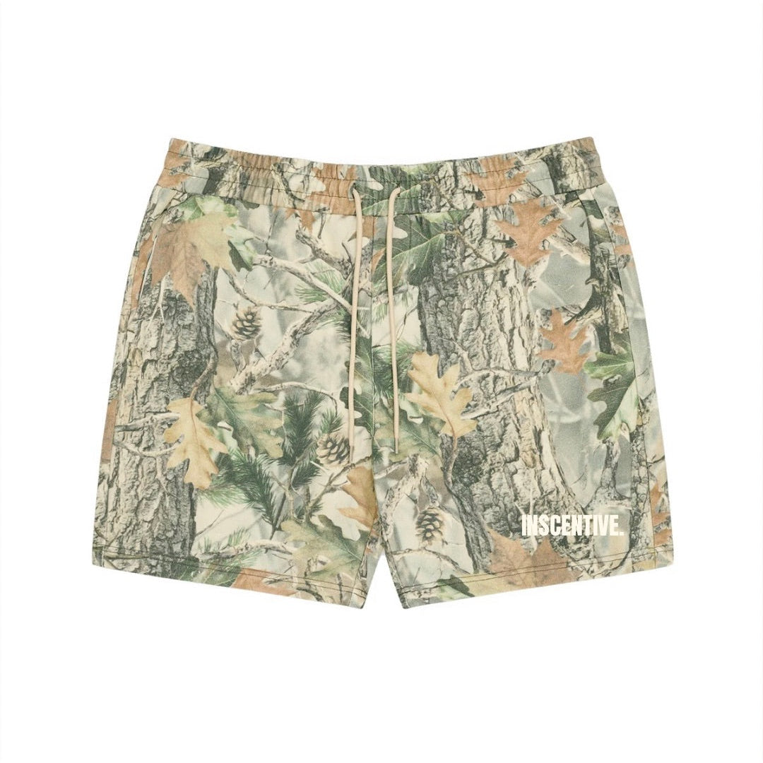 signature vintage tree camo shorts – INSCENTIVE